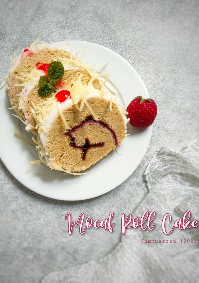 Resep Mocaf Roll Cake oleh Ummu Azzam 💐 - Cookpad
