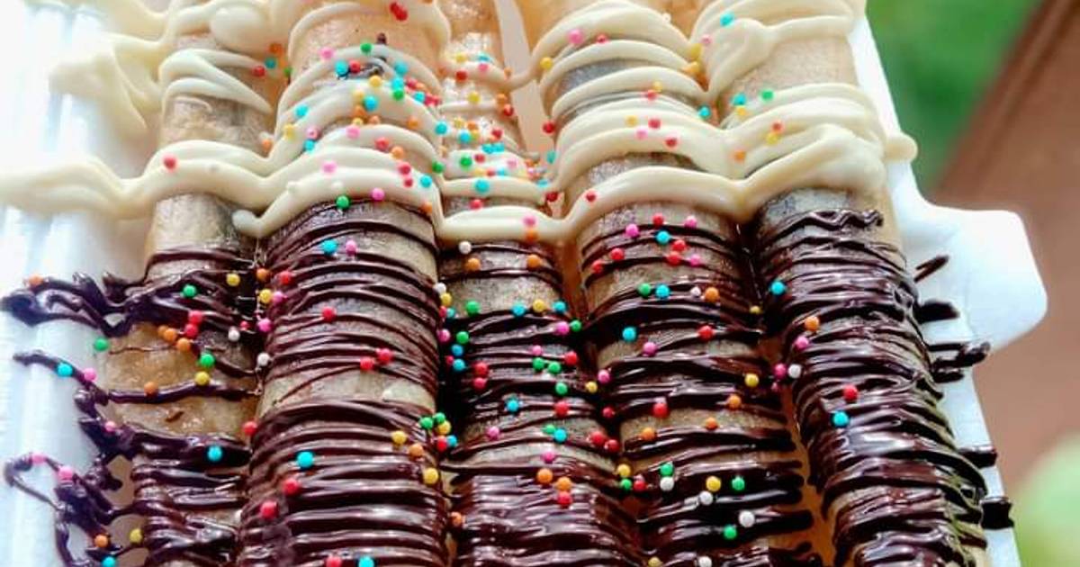 8 resep pisang gulung topping glaze enak dan mudah - Cookpad