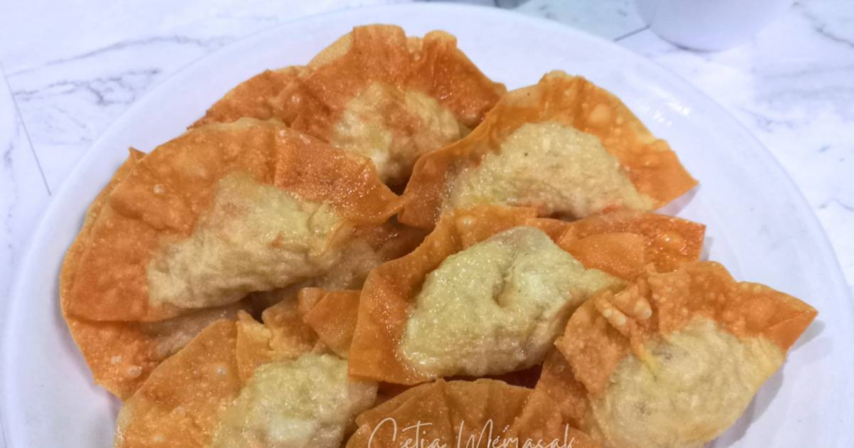 Resep Pangsit Goreng Isi Tahu oleh Setia Memasak - Cookpad