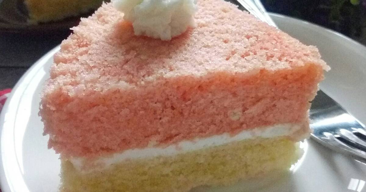 Resep Cake Merah Putih oleh Stefani Dessy - Cookpad