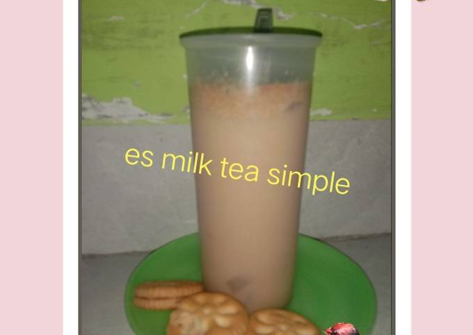 Resep Es milk tea simple oleh Velin 94 - Cookpad