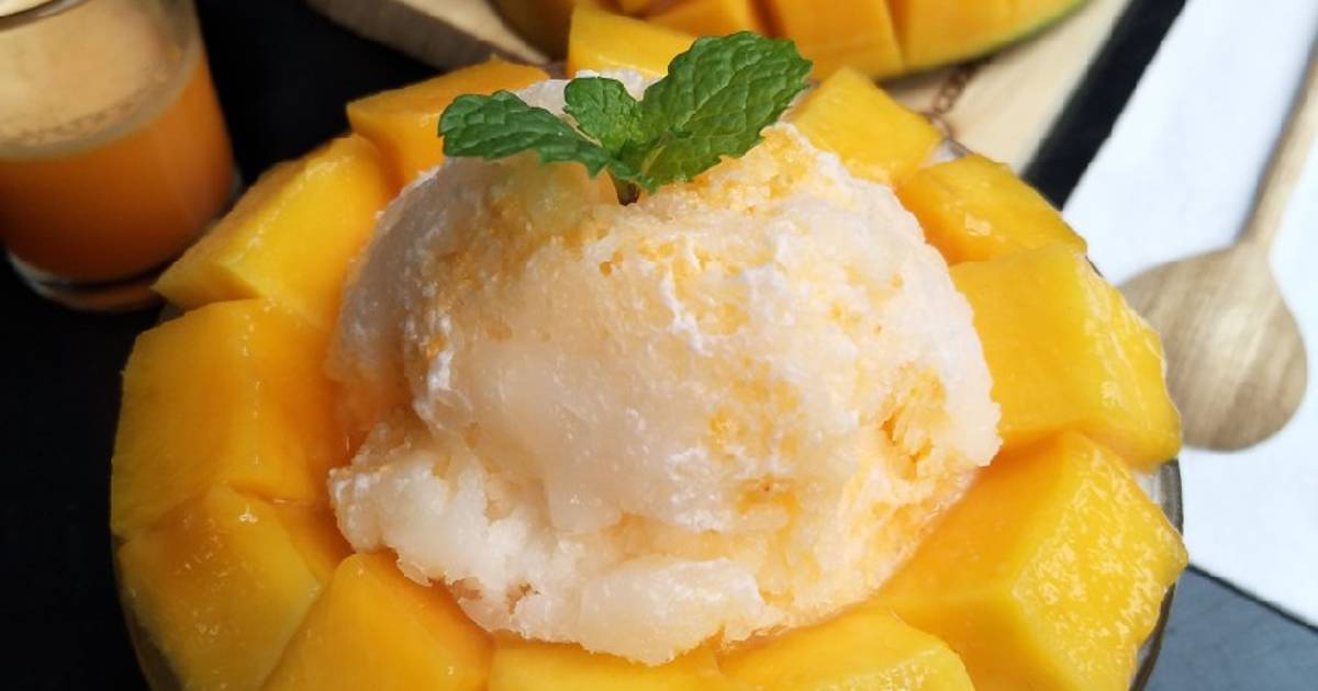 Resep Mango Bingsu 망고빙수 oleh Ira Asti Wredhani - Cookpad