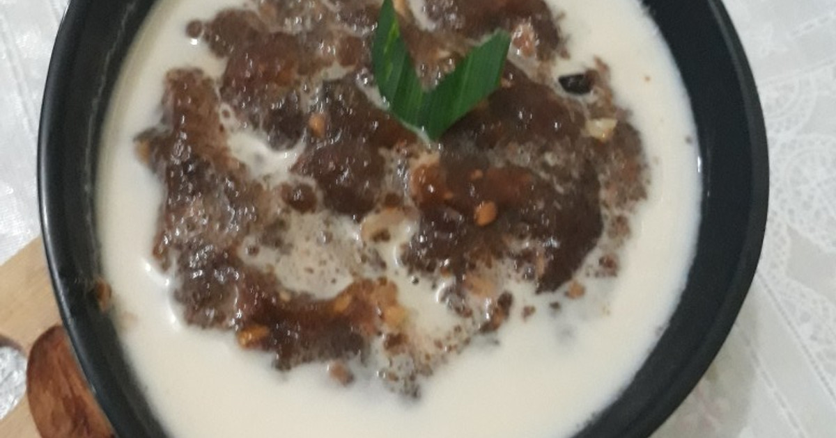 Resep Bubur Sagu Ambon Kenari Siram Krimer oleh MutiaPS - Cookpad