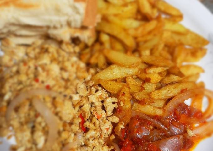 Fried Irish potato Recipe by maryam maikano - Cookpad