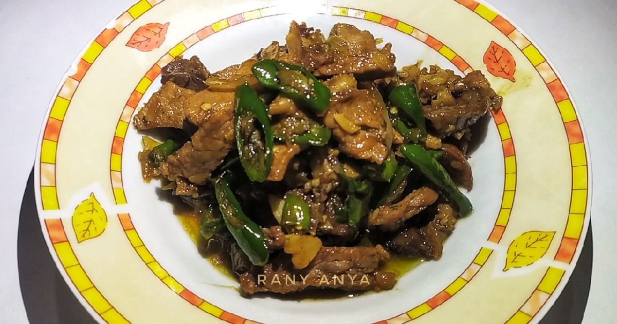 Resep Daging Cabe Ijo oleh Rany Anya - Cookpad