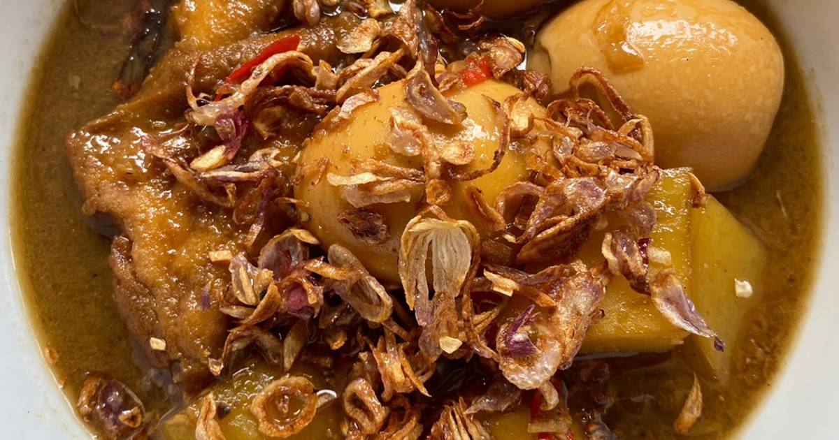 Resep Semur tahu telor kentang oleh Dhea Palupy - Cookpad
