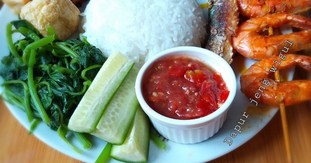 Resep nasi tempong tempe rumahan enak dan mudah - Cookpad