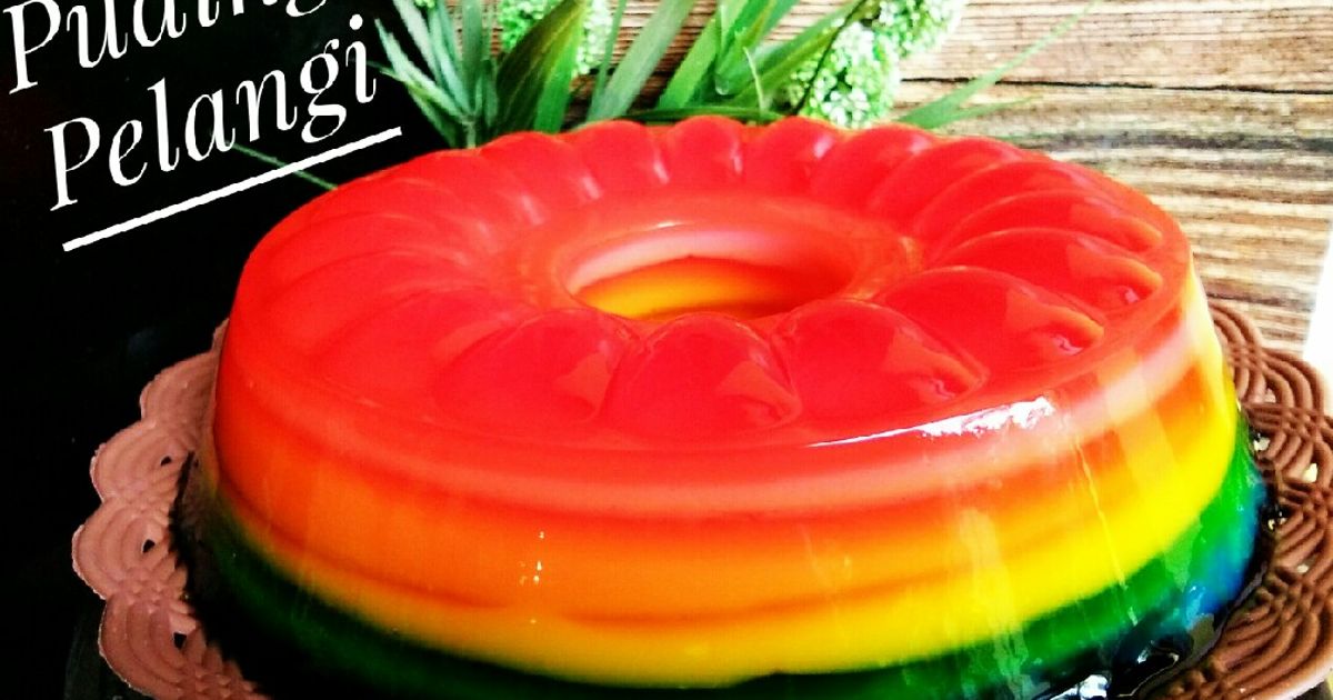Resep Puding Pelangi oleh Vita Ningrum - Cookpad