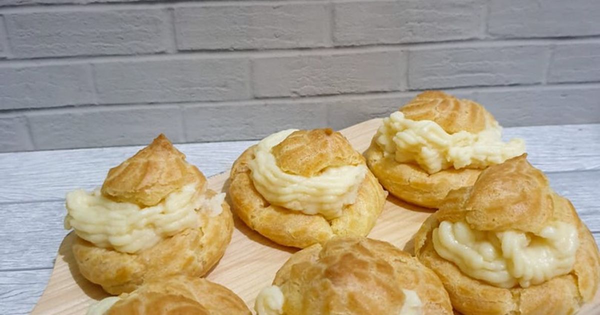 Resep Soes/Choux Isi Vla (Simple) oleh Ibuk petrichor - Cookpad
