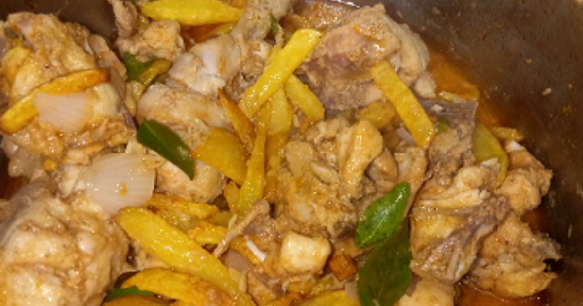 Chicken Fry Aloo Recipe by Hania Salman - Cookpad