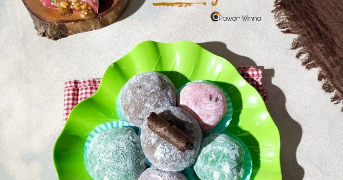 Resep 378.Mochi Tiga Rasa Khas Semarang oleh Pawon Winna - Cookpad