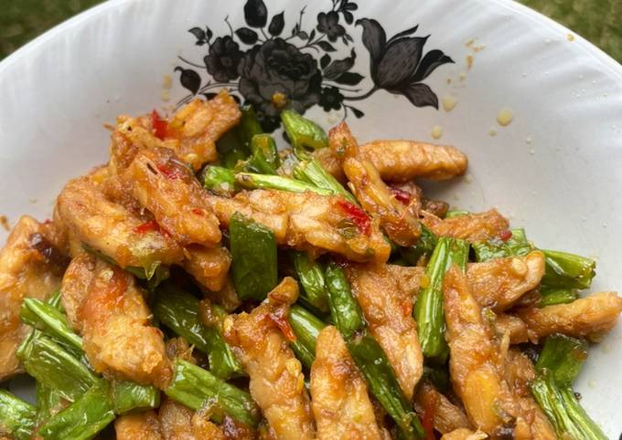 Resep Tumis tempe buncis oleh Mutiara Indira Putri - Cookpad