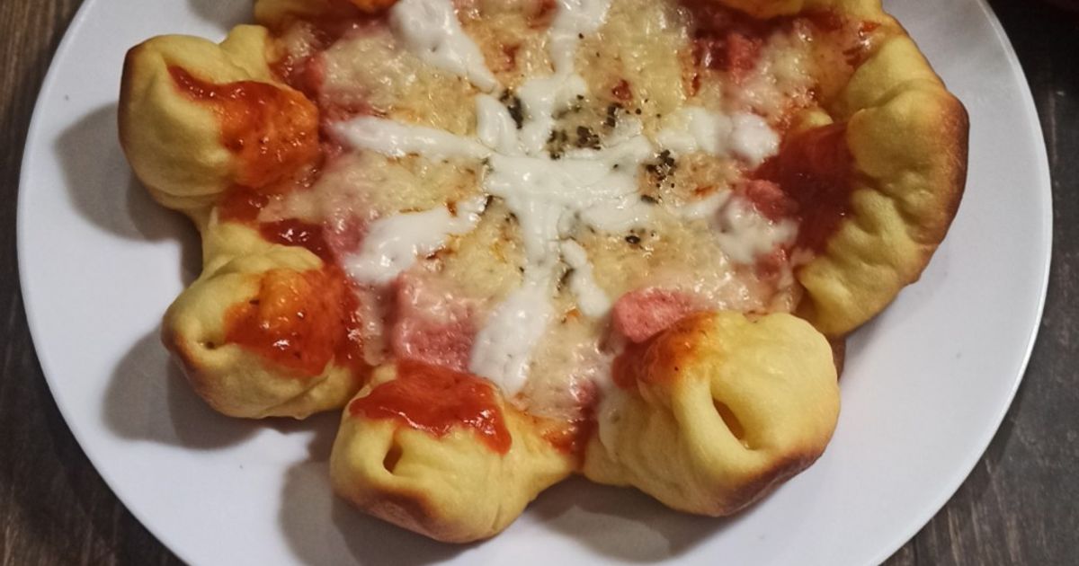 Resep Pizza Mini Bunga No Oven oleh Erni dwip - Cookpad