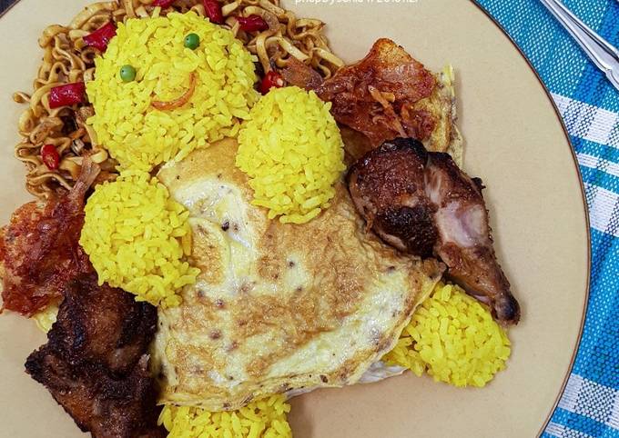 Resep Bento Nasi Kuning oleh SONIA - Cookpad