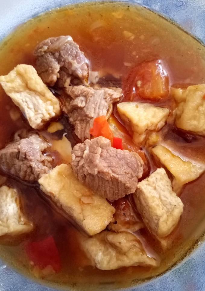 Resep Semur tahu Dan daging sederhana tapi Mantap oleh Puspa Hidayat ...