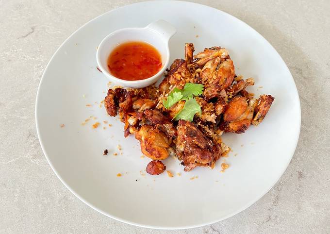Fried Frog with Garlic and Pepper Recipe by Pakprawee - Cookpad