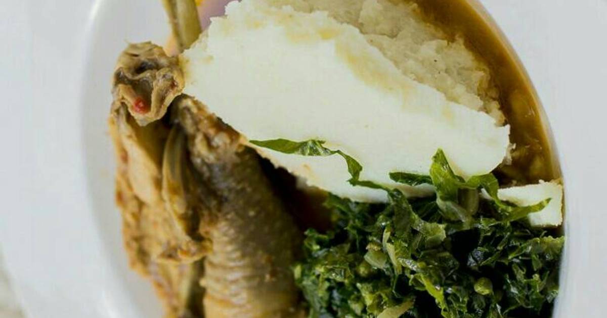 Stewed Chicken and Ugali with kales Recipe by Lucy Wairagu - Cookpad