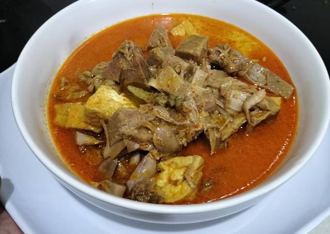 Resep Gulai Nangka Tetelan Sapi oleh Fania Rjn - Cookpad
