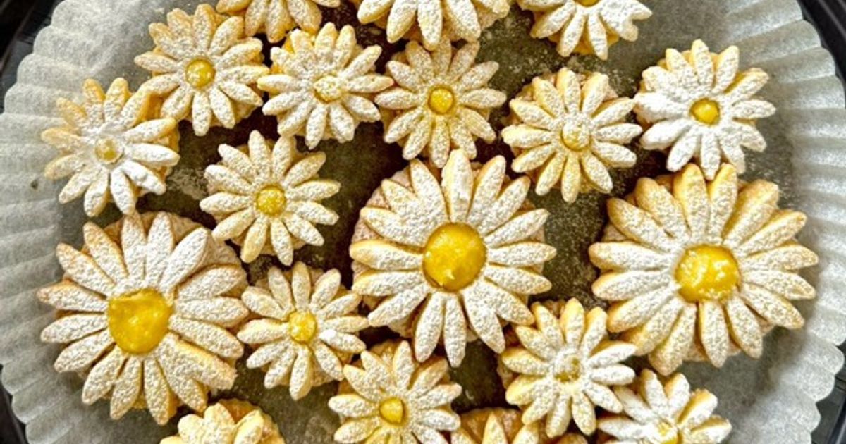 Daisy Lemon Cream Cookies 🌼 Recipe by Dolce per Amore - Cookpad