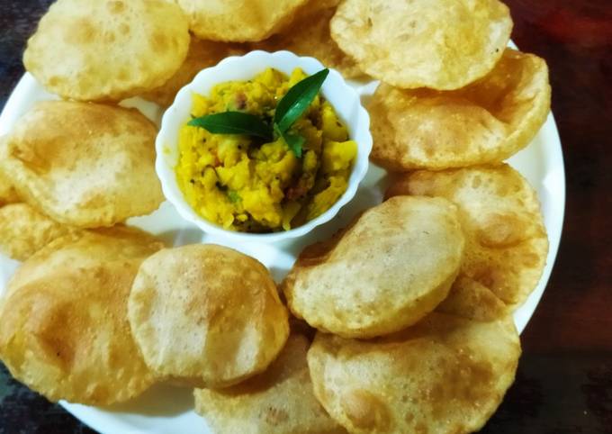 Puri Bhaji Recipe by Rubina Dodhia - Cookpad