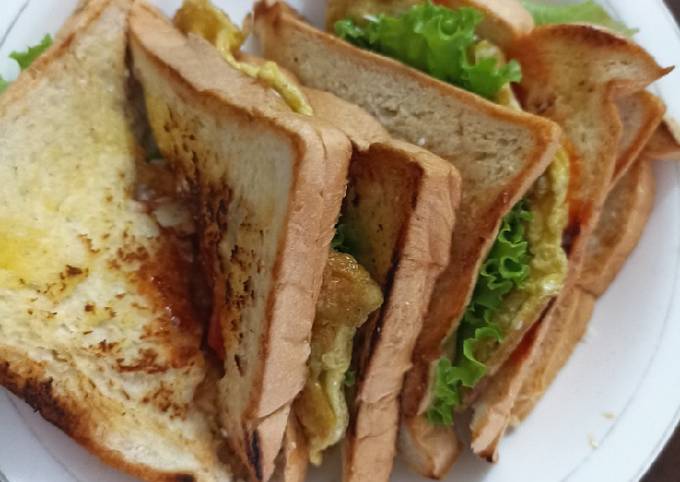 Resep Sandwich / roti lapis oleh tria juliani - Cookpad