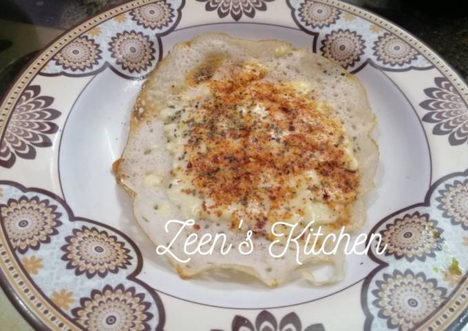 Cheese Loaded Dosa Pizza Recipe by ZMA - Cookpad