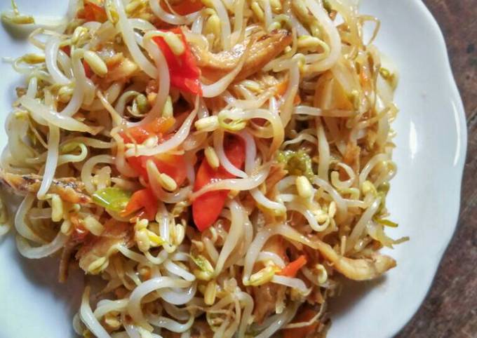 Resep Tumis Tauge Teri Simple oleh Yuniati - Cookpad