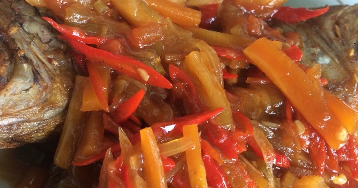 Resep Ikan Nila Asam Manis Pedas oleh Yuliana Saraswati - Cookpad