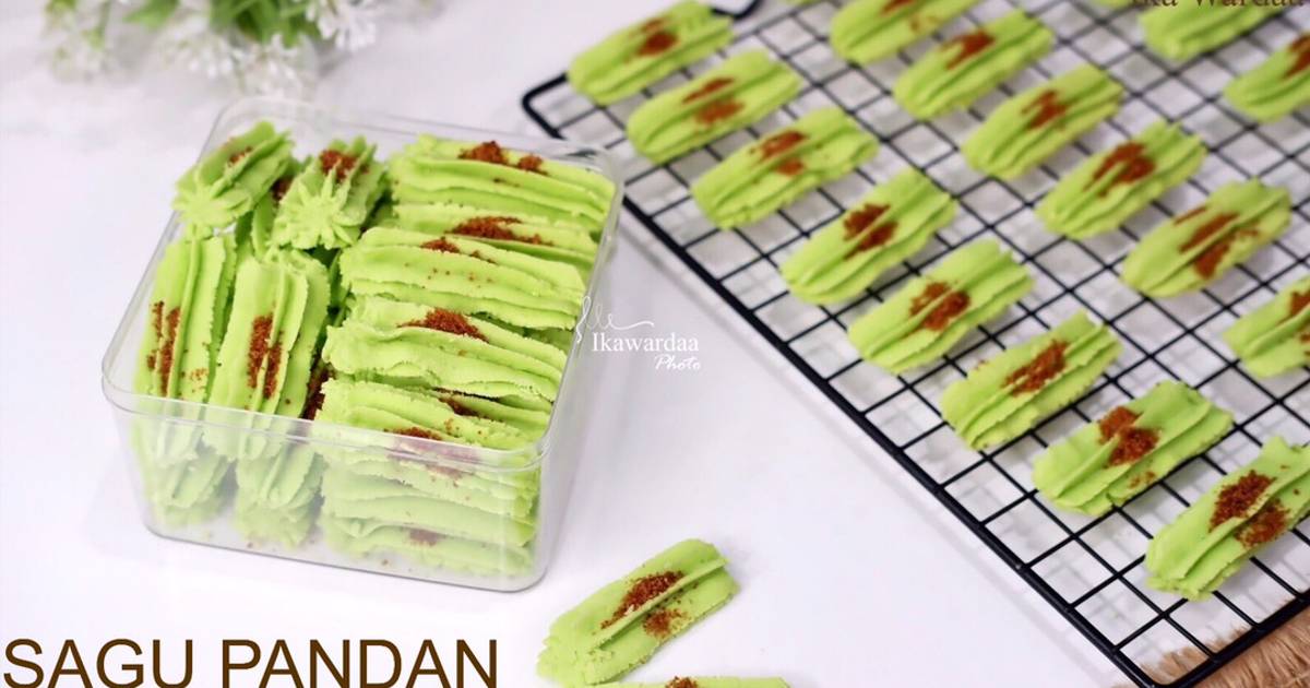 Resep Sagu Pandan Cookies oleh Ika Wardani - Cookpad