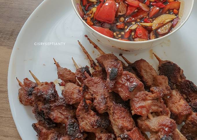 Resep Sate Maringgi Sapi oleh Gisry Septianty - Cookpad
