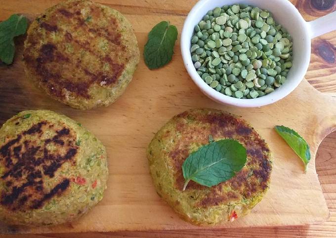 Hamburguesas de arvejas partidas Receta de Marisol Melgarejo - Cookpad