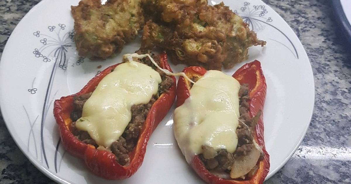 Morrones relleno al horno - 3,868 recetas caseras- Cookpad