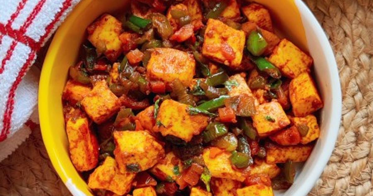 Dhaba style Dry Paneer Recipe by _pjs kitchen_ - Cookpad