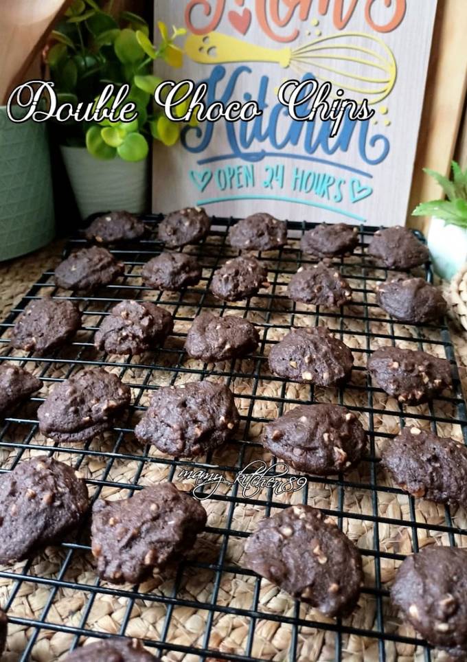 Resipi Biskut Double Choco Chips oleh mamy_kitchen89 - Cookpad