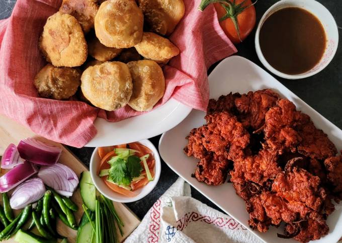 Khetapuri with Chicken Tikka Recipe by Kiron Ahsan - Cookpad