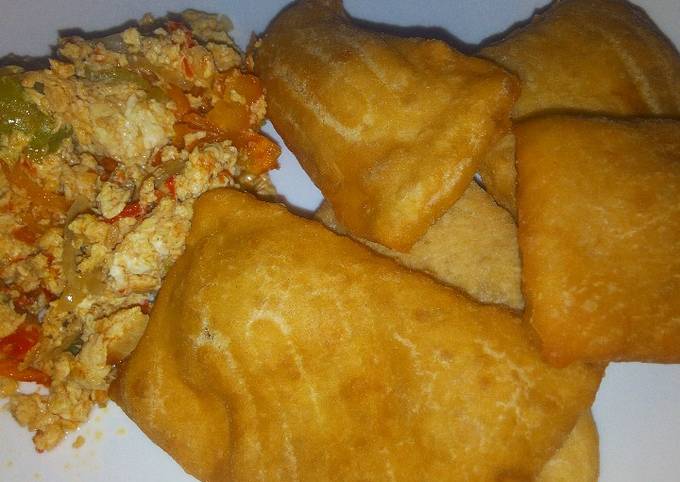 Patira with egg sauce Recipe by Fatima Ibrahim(Albint,s Cuisine) - Cookpad