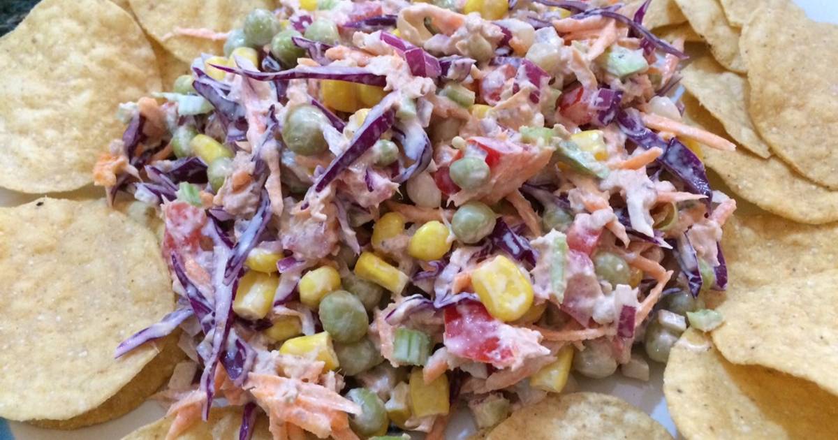 Ensalada de atún con elote - 32 recetas caseras- Cookpad