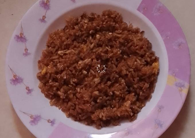 Resep Nasgor coklat medok oleh Ani Brilian - Cookpad
