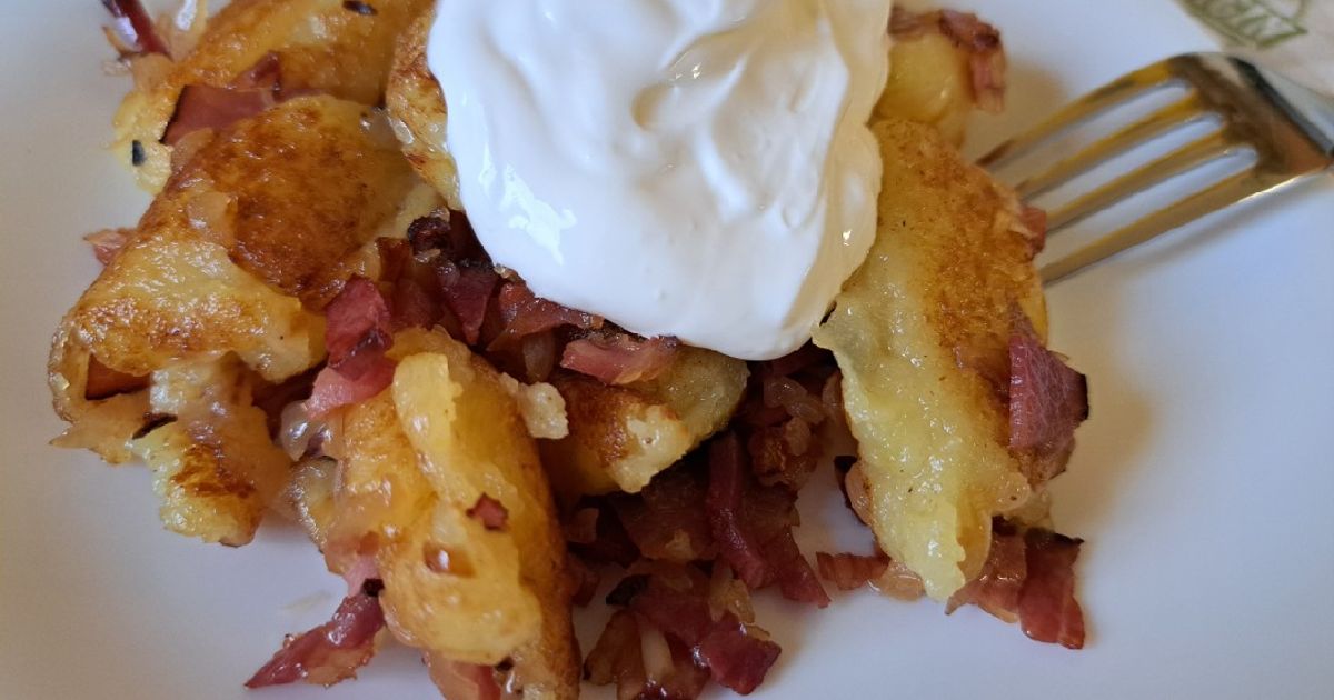 Ganca, Gánica, Dödölle Pirított Hagymával, Fekete Erdei Sonkával ...