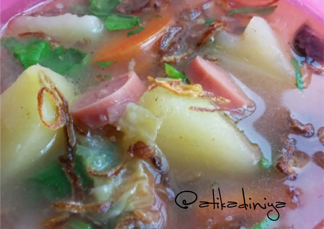 Resep Sop Sosis Sayuran 😘, Menggugah Selera - Aneka Olahan Ikan