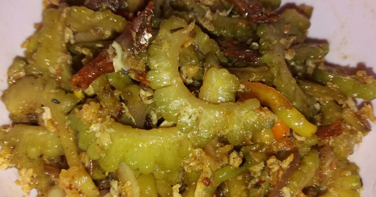 Resep pare telur teri telur rumahan enak dan mudah - Cookpad