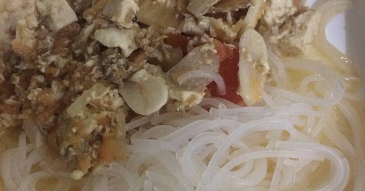 Resep Mpasi 4* bihun double prohe (hati sapi telur puyuh) double sayur ...