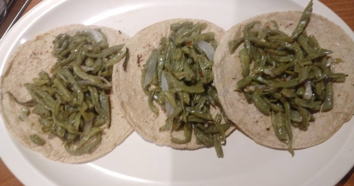 Tacos de nopales - 34 recetas caseras- Cookpad