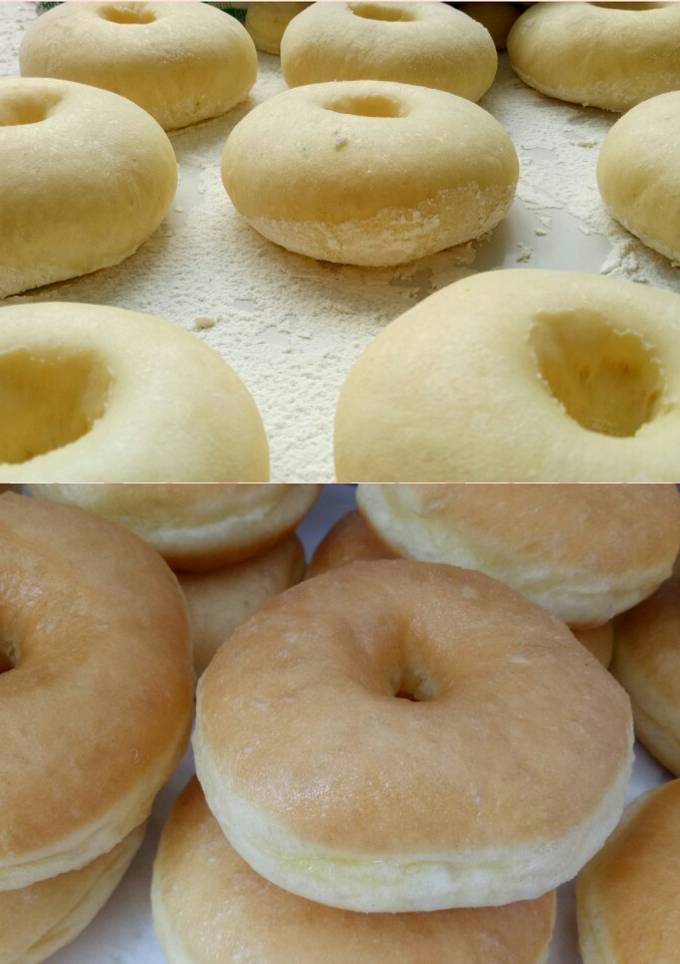 Resep Donat super empuk metode autolysis tanpa mixer oleh winda ...