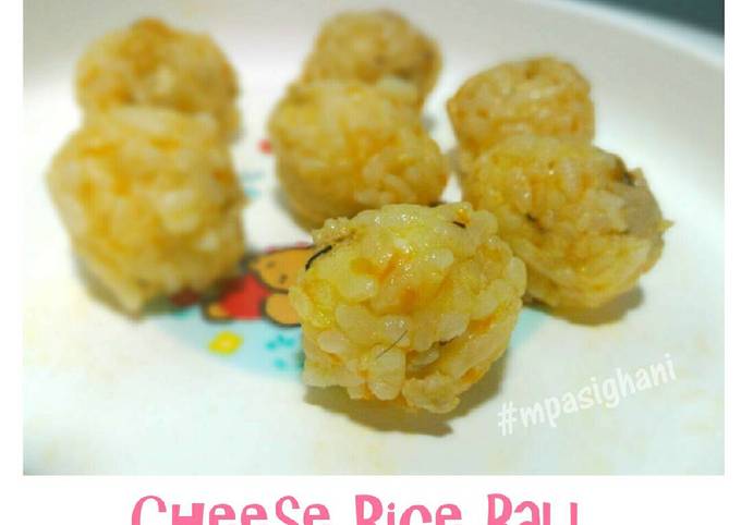Resep Mpasi 9+ "Cheese Rice Ball" oleh vincentia harlistriani - Cookpad