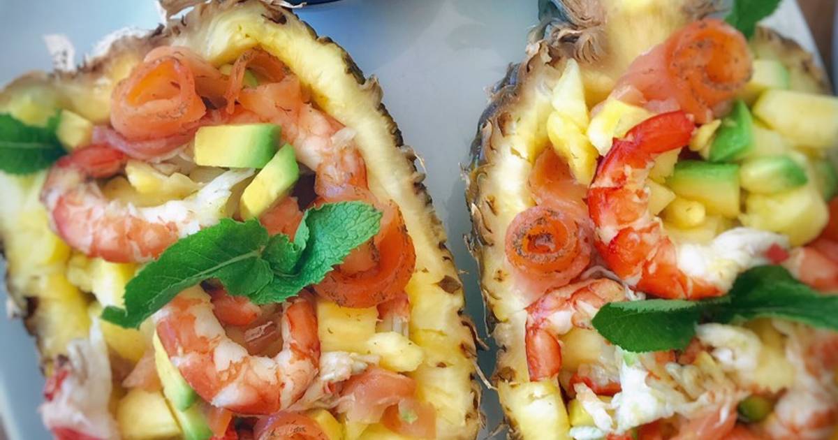 Ensalada de piña y marisco - 29 recetas caseras- Cookpad