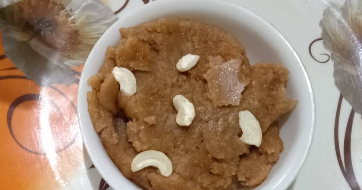 Wheat flour halwa Recipe by Princy Mehta - Cookpad