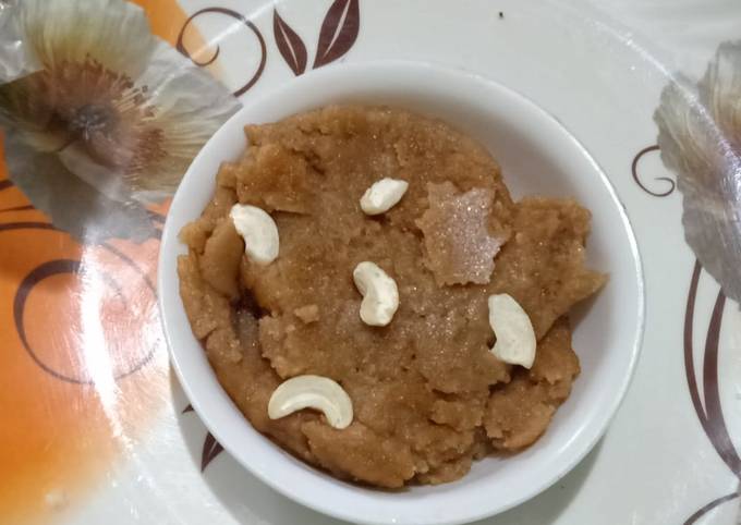 Wheat flour halwa Recipe by Princy Mehta - Cookpad