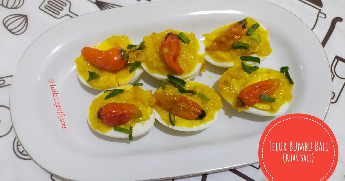 Resep Telur Bumbu Bali (Khas Bali) oleh Lailazegaff - Cookpad