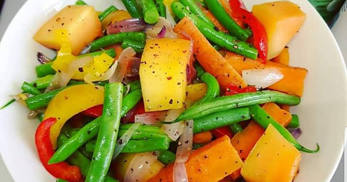 Fried Vegetables Recipe by Grace Aholo - Cookpad